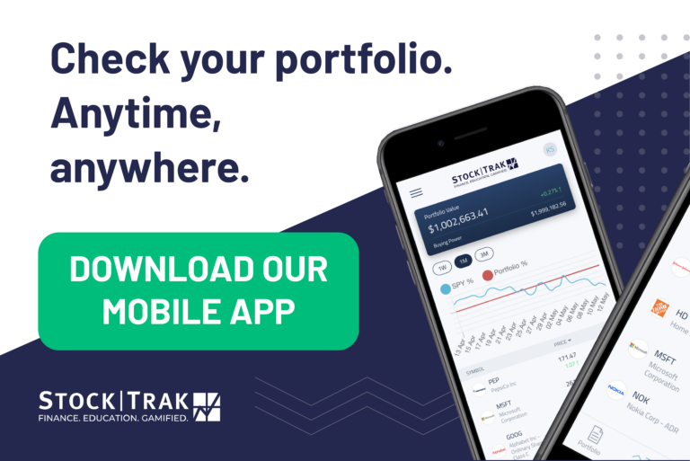 Download Our Mobile App - StockTrak